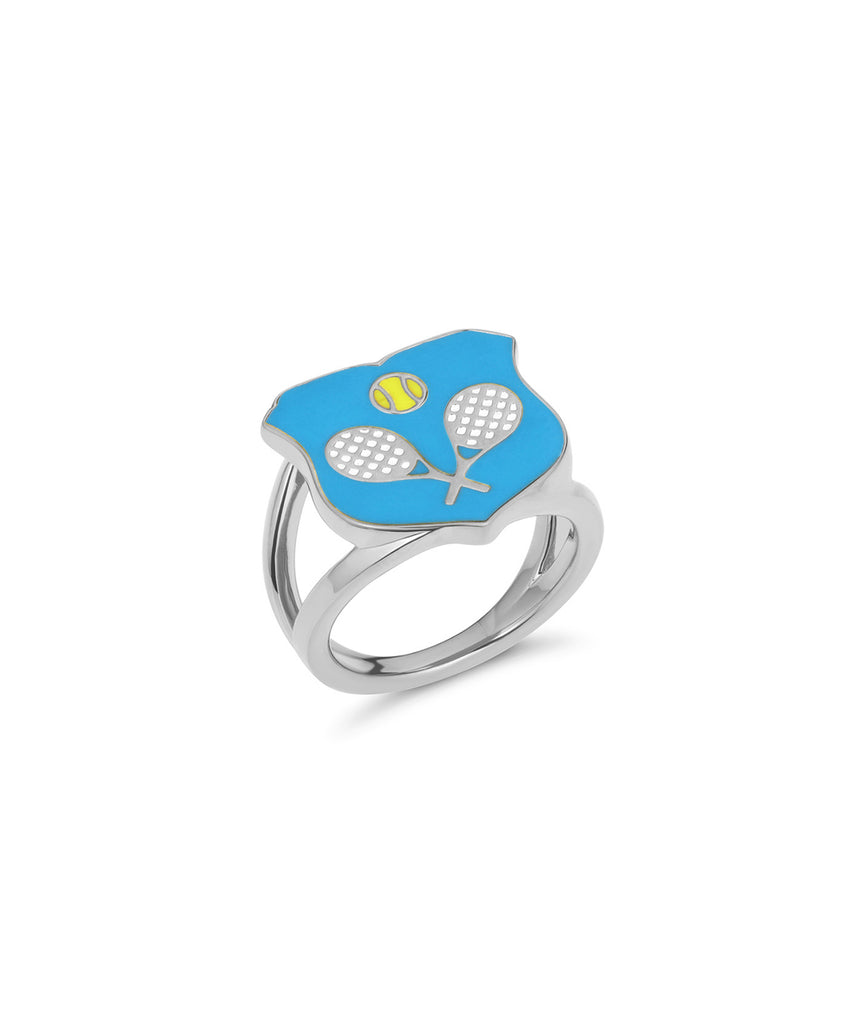 Tennis Crest Ring – Juler's Row