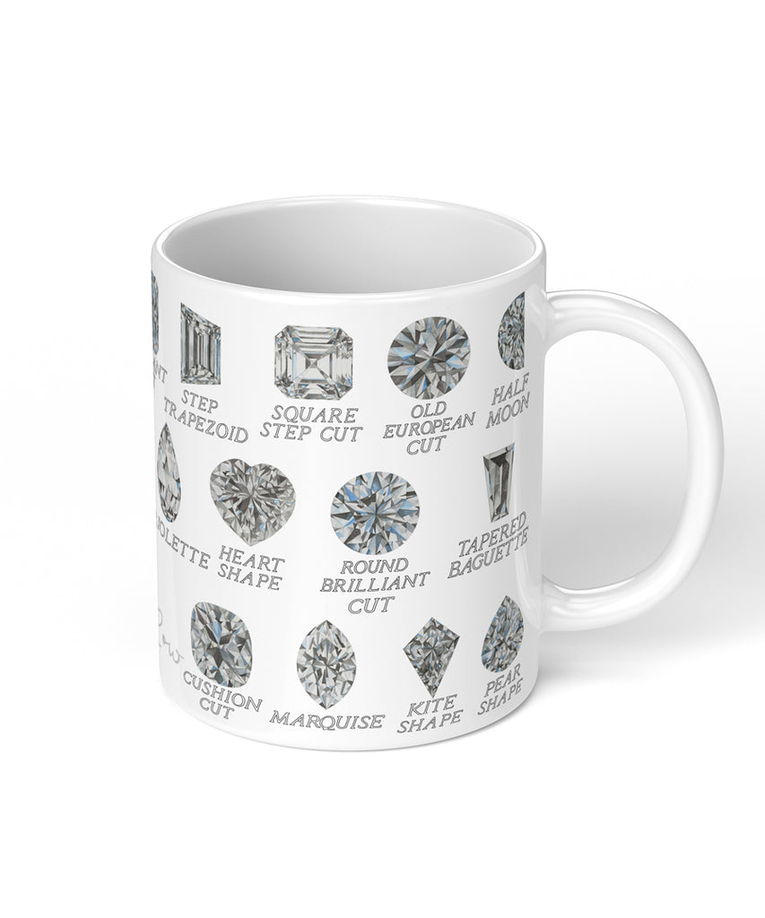 Diamond Shapes with Names Coffee Mug – Juler's Row