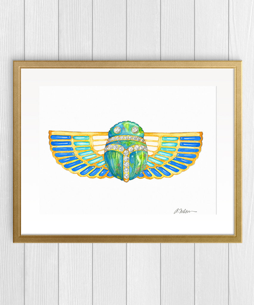 Scarab Rendering printed on Paper – Juler's Row